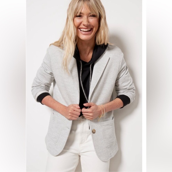 Faherty | Jackets & Coats | Euc Faherty Inlet Knit Blazer Jacket Light ...